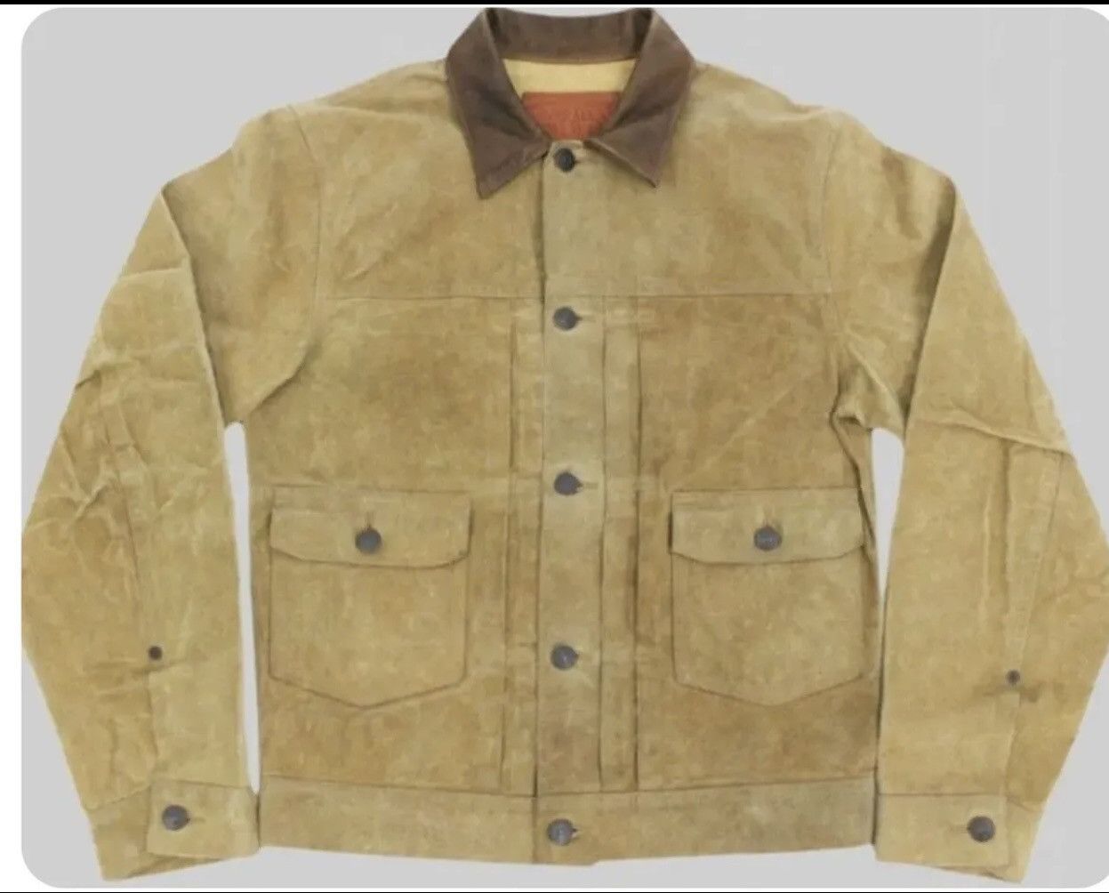 RRL Ralph Lauren Rrl rough out suede jacket | Grailed