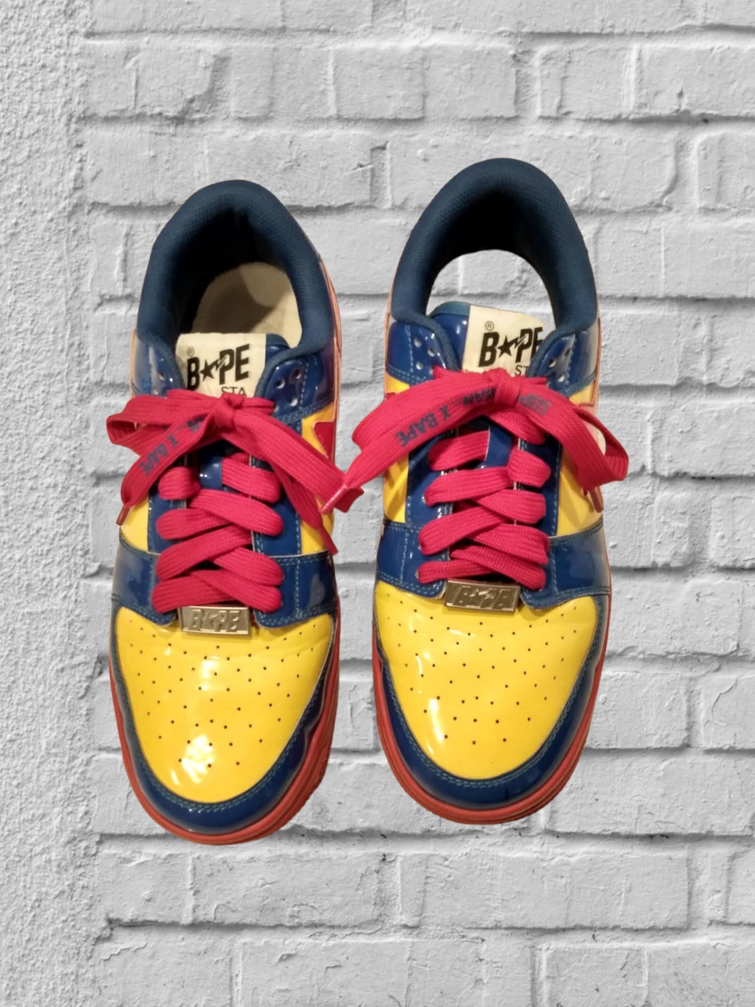 Bape × DC Comics A Bathing Ape Bape Sta Low DC Comics Superman | Grailed
