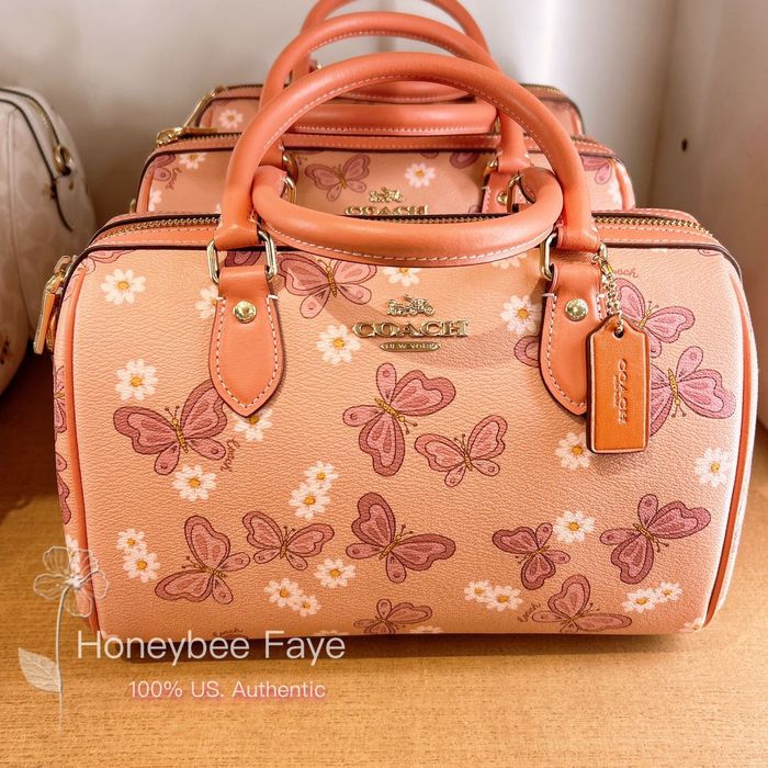 Coach Rowan Satchel With Lovely Butterfly Print CH214 mother’s day ...