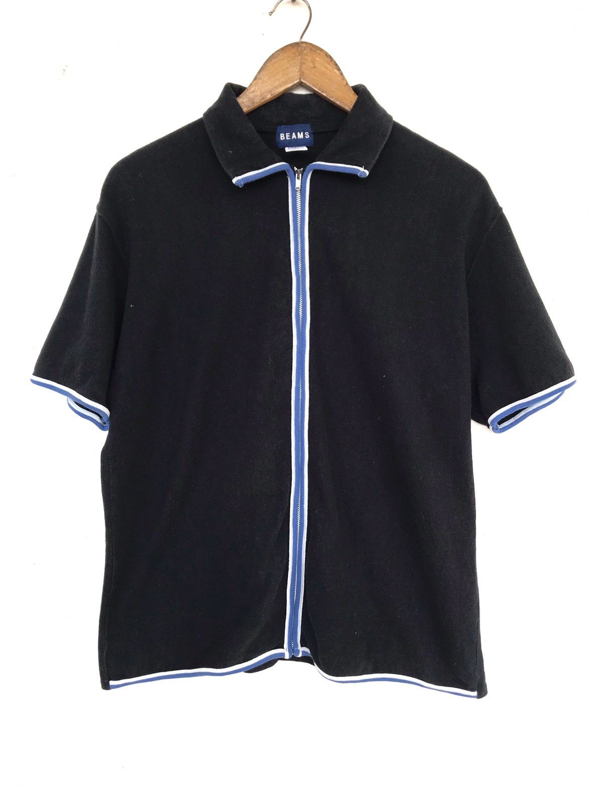 Beams Plus Beams Zipper Polo Size L | Grailed