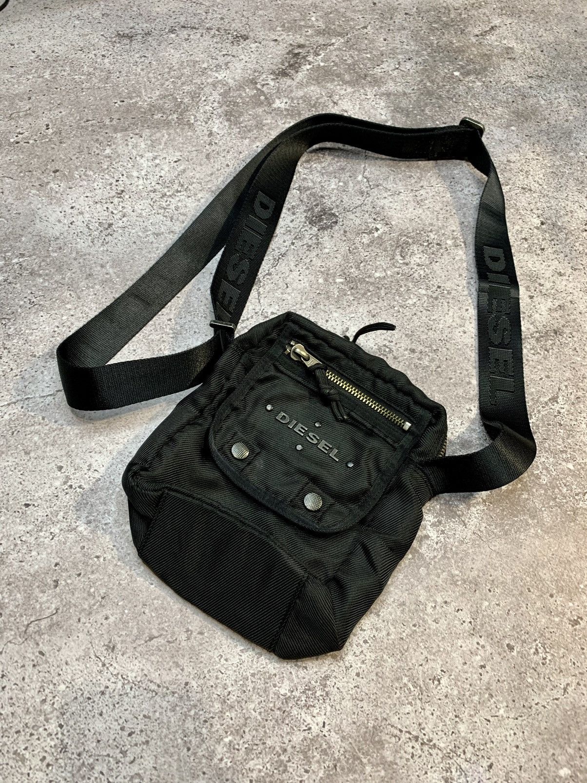 Diesel × Vintage Vintage Diesel Military CrossBody Messenger Bag | Grailed