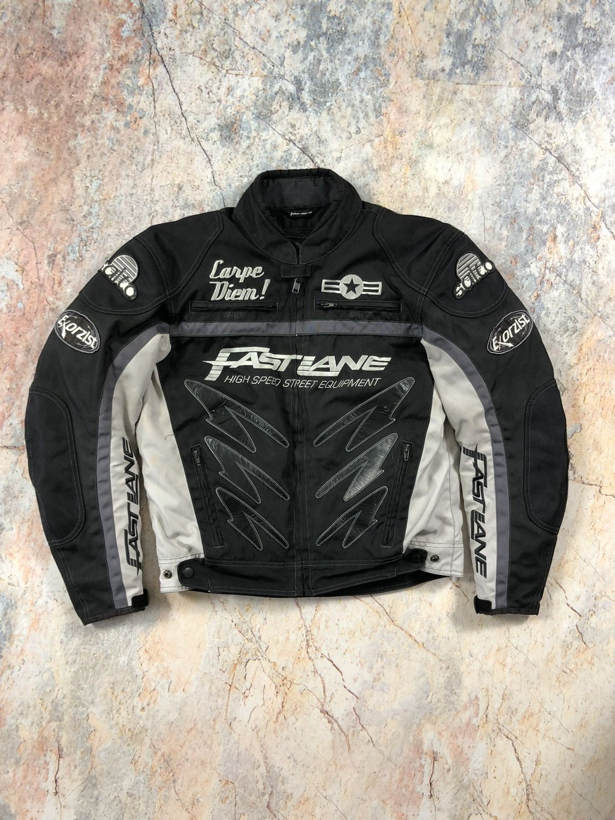 Vintage Racing fast lane moto jacket | Grailed