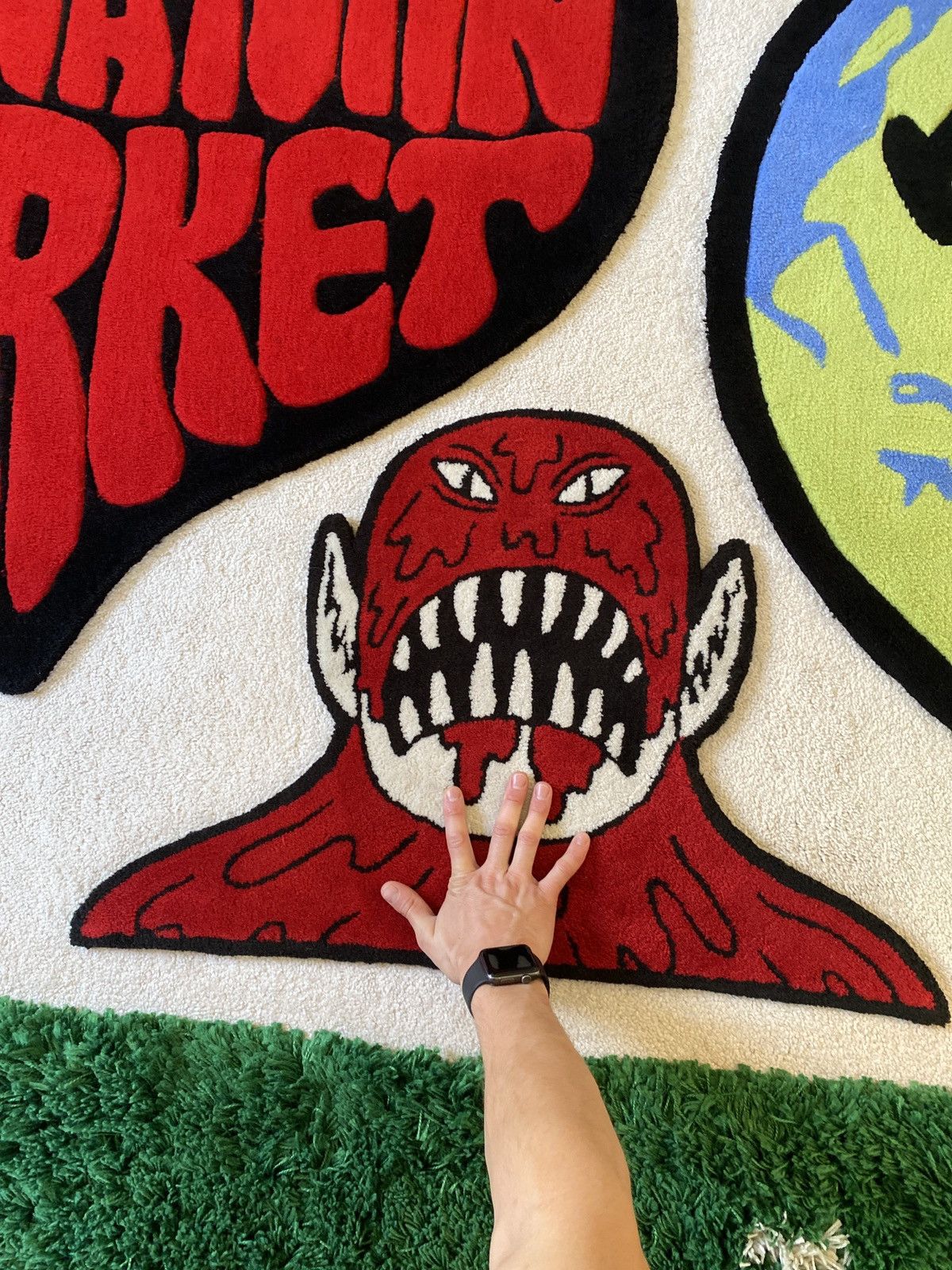 Mishka Johnny Ryan “Cannibal Fuckface” rug | Grailed