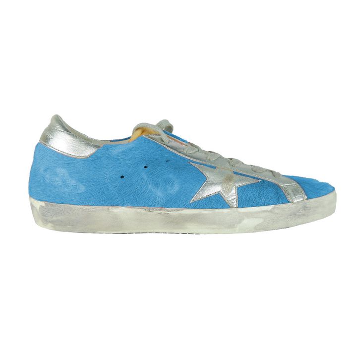 Golden Goose Golden Goose Light Blue Leather Sneaker | Grailed