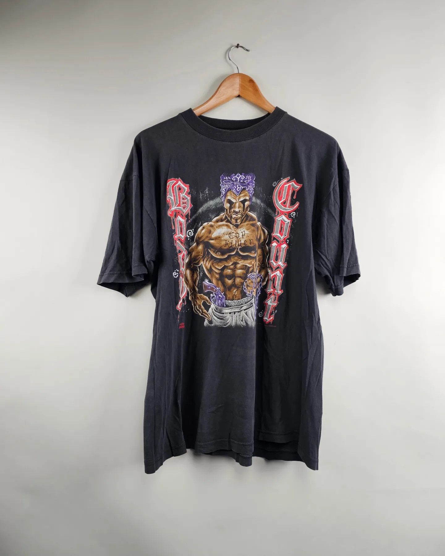 Band Tees × Rap Tees × Vintage 1992 Body Count Cop Killer Rhyme ...