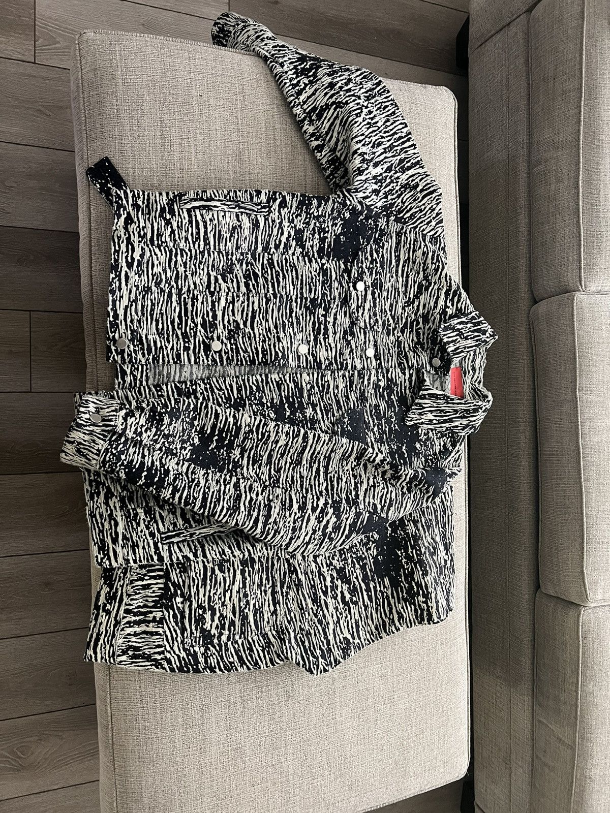 Ev Bravado Murderbravado- black storm denim jacket+ pants runway set ...