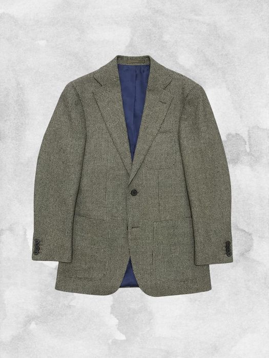 Suitsupply SUITSUPPLY Hudson Blazer Brown Wool Silk Linen Suit Jacket ...