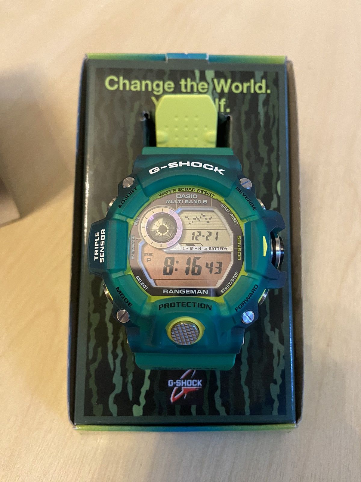 G Shock 🔥🔥🔥Rare Rangeman green jelly NOS🔥🔥🔥 | Grailed
