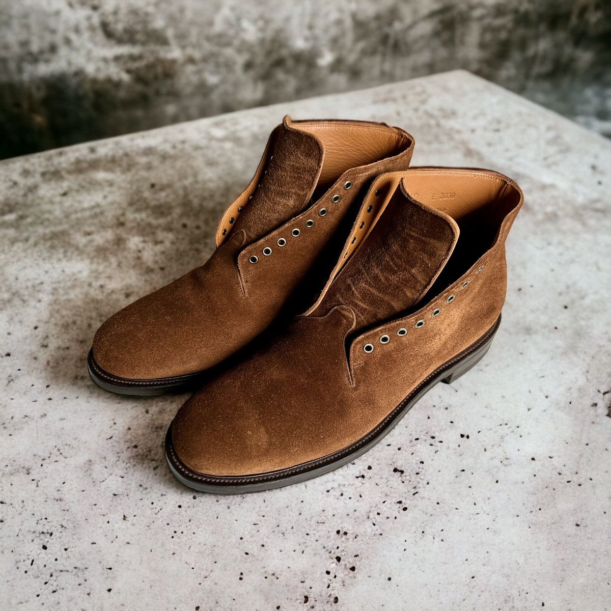 Viberg (SOLD) Viberg Wholecut Service Boot - Parisian Calf Suede | Grailed