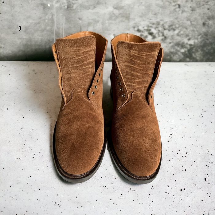 Viberg (SOLD) Viberg Wholecut Service Boot - Parisian Calf Suede | Grailed