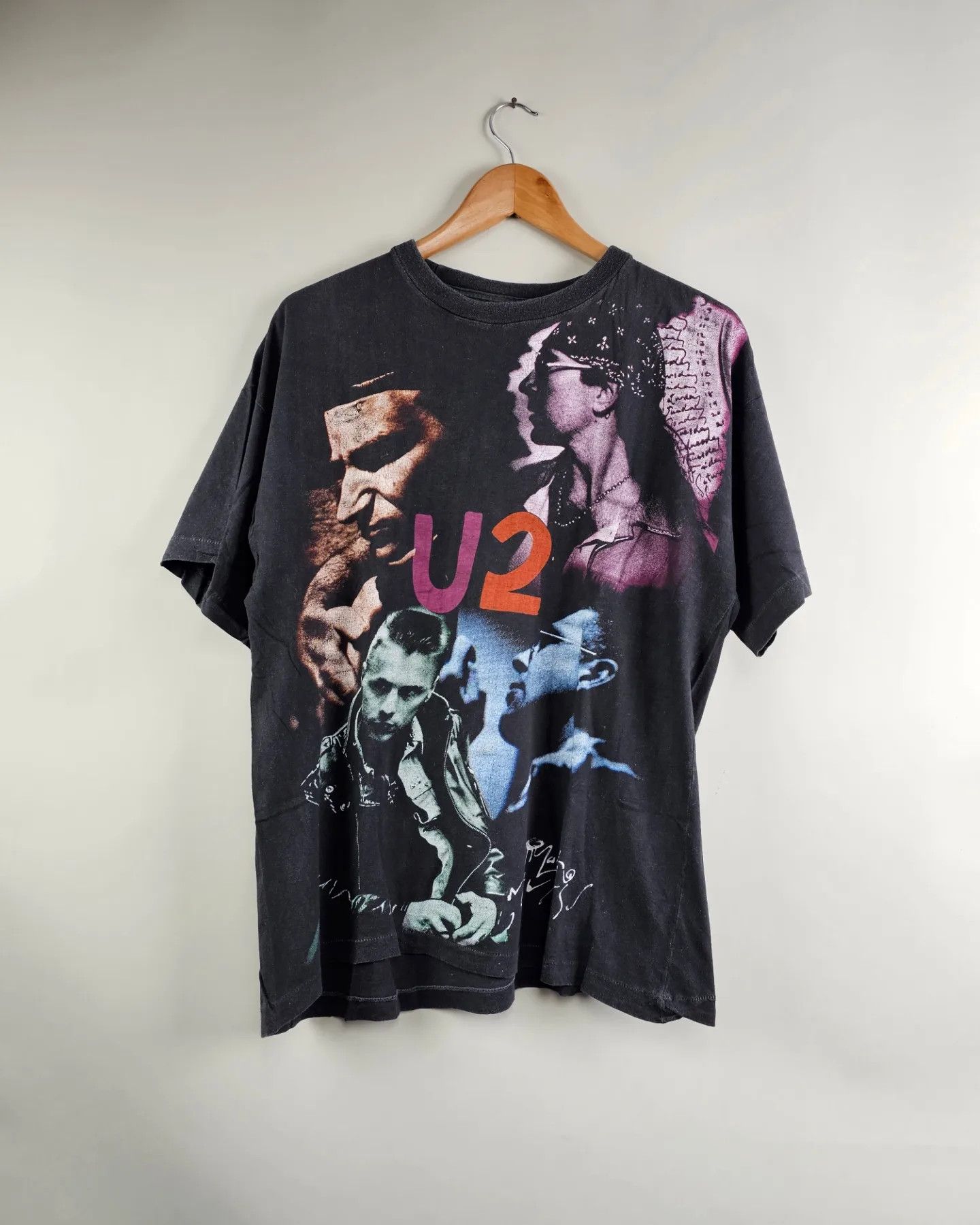 Band Tees × Rock Tees × Vintage 90s U2 Achtung Baby Zoo TV Tour Vintage ...
