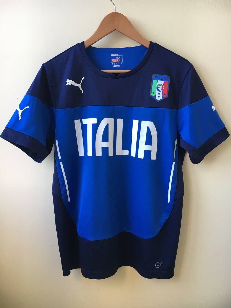 Puma Italy FIGC Puma training football shirt soccer jersey. | Grailed