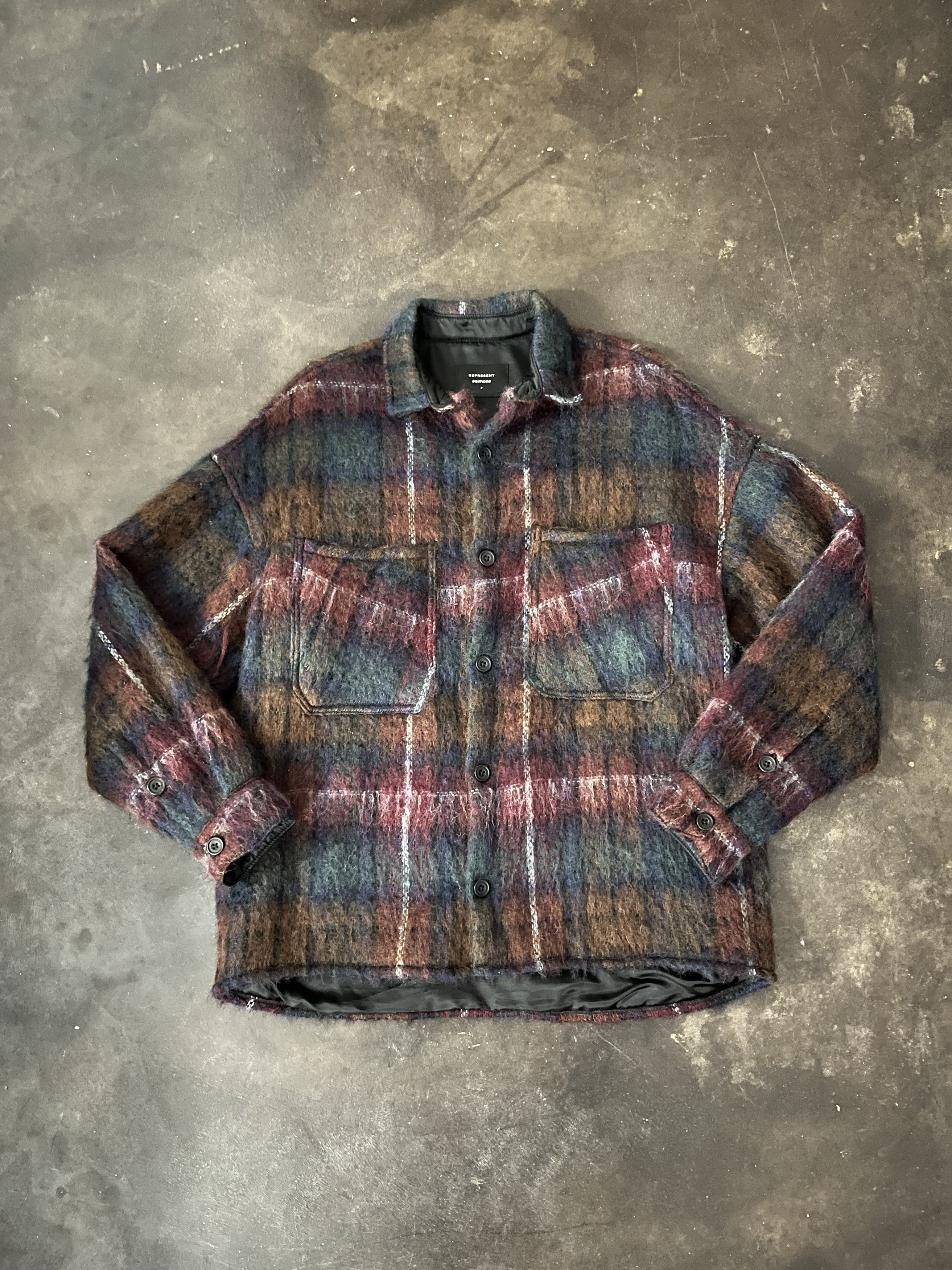 Represent Clo. Represent x Simons Exclusive Mohair jacket | Grailed