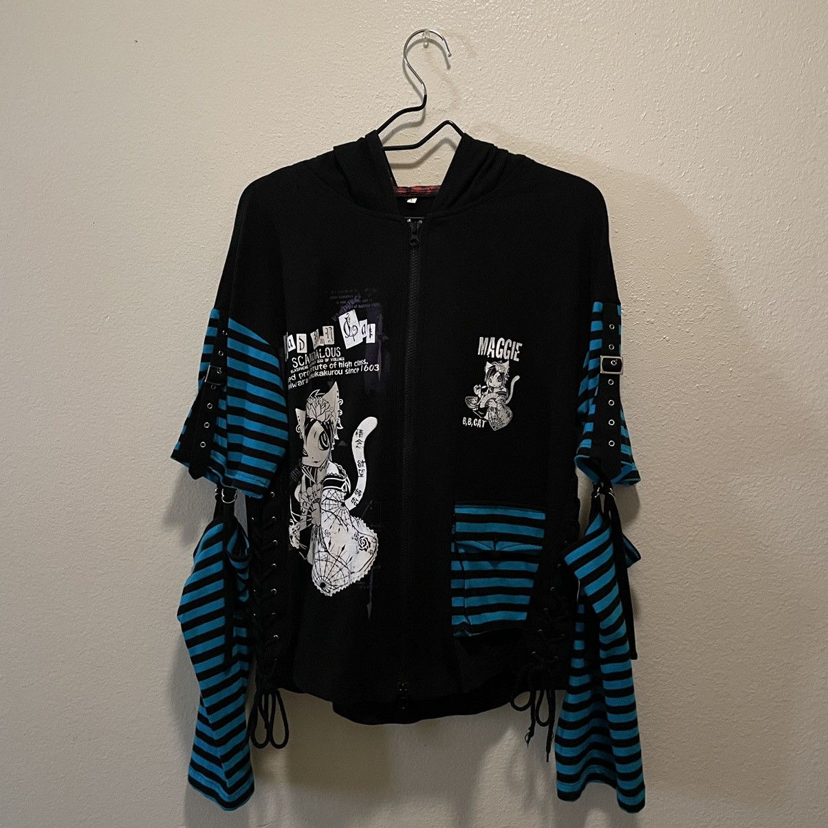 Mari's Rock Maris Rock Cat Ear Hoodie in Blue | Grailed