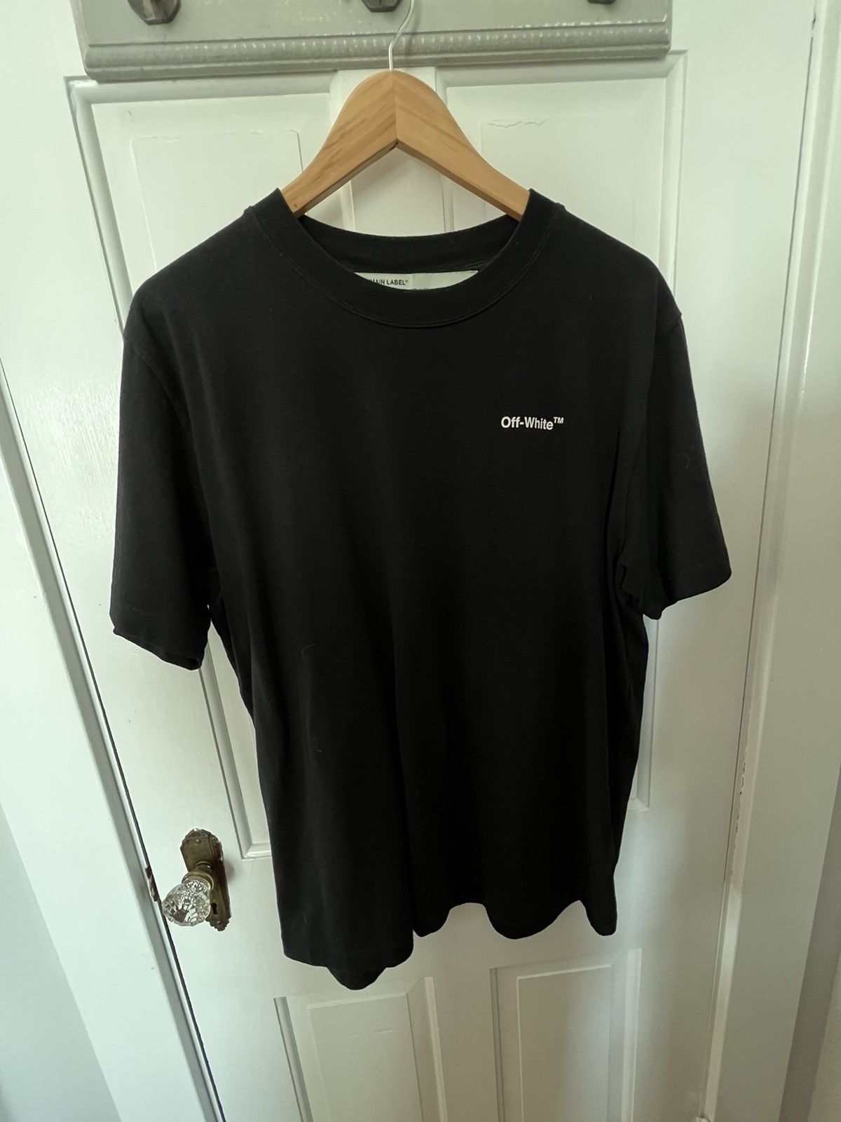 Off-White OFF WHITE MAIN LABEL ARROW T-SHIRT | Grailed