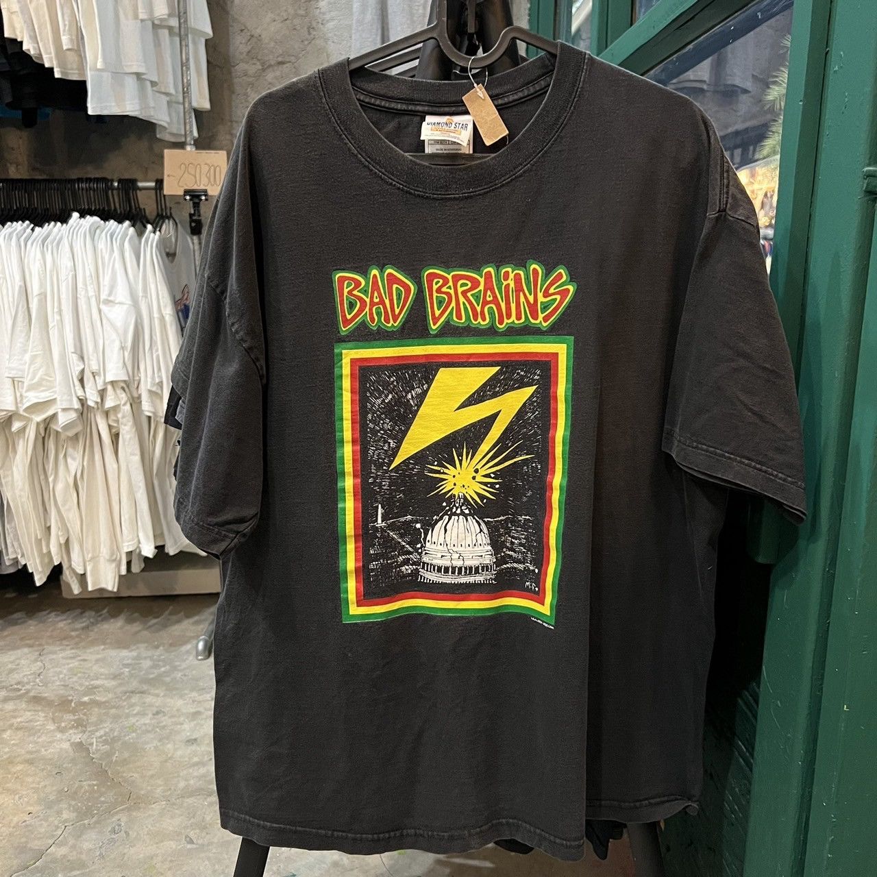 Band Tees × Vintage VTG Bad Brains hardcore punk reggae band t-shirts ...