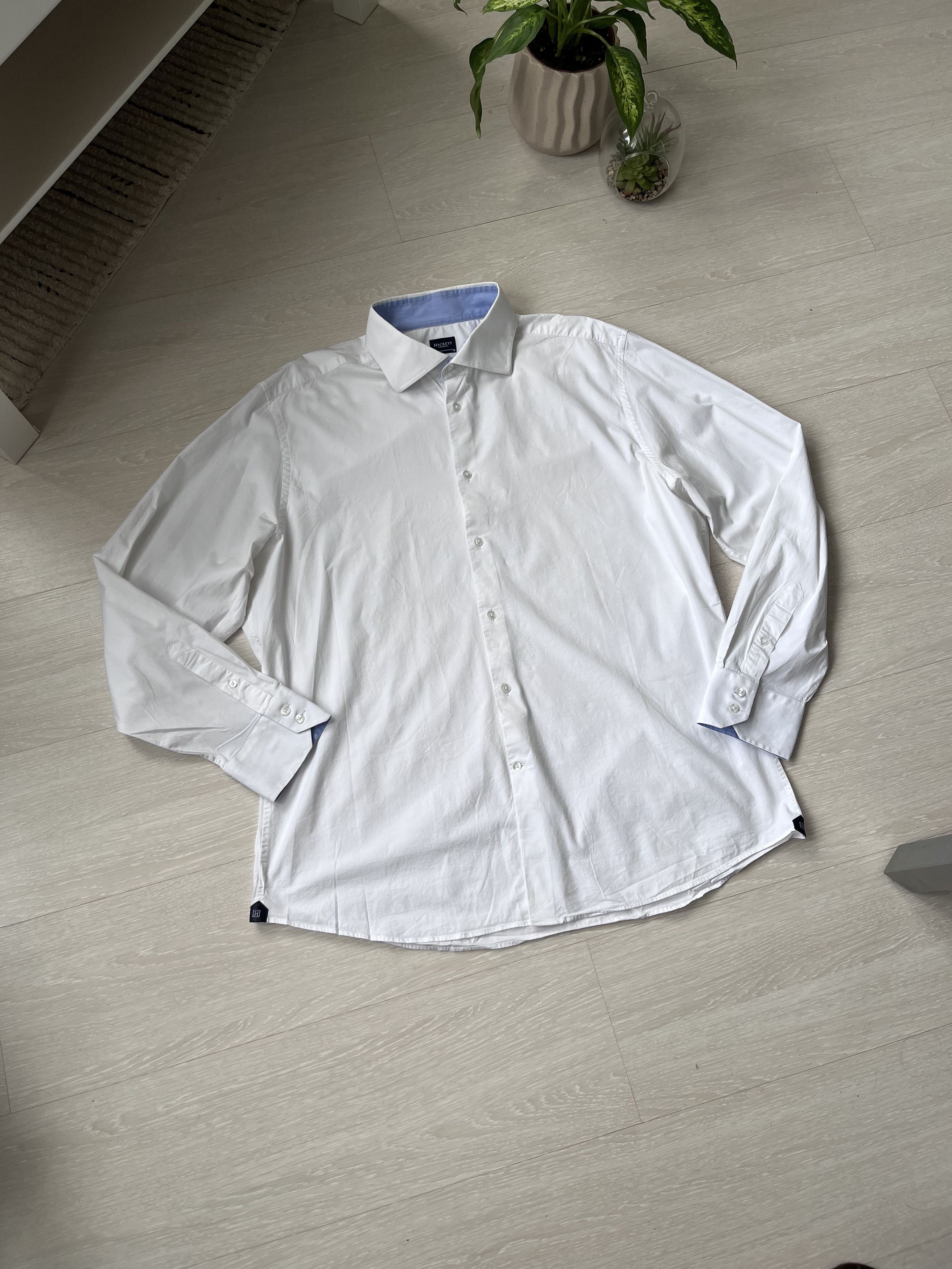 Hackett Hackett White Luxury Formal Dress Shirt Size XXL | Grailed