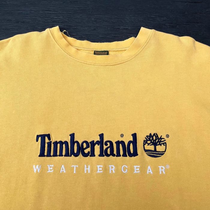 Timberland Timberland 90s OG Logo Vintage Spellout Sweatshirt | Grailed