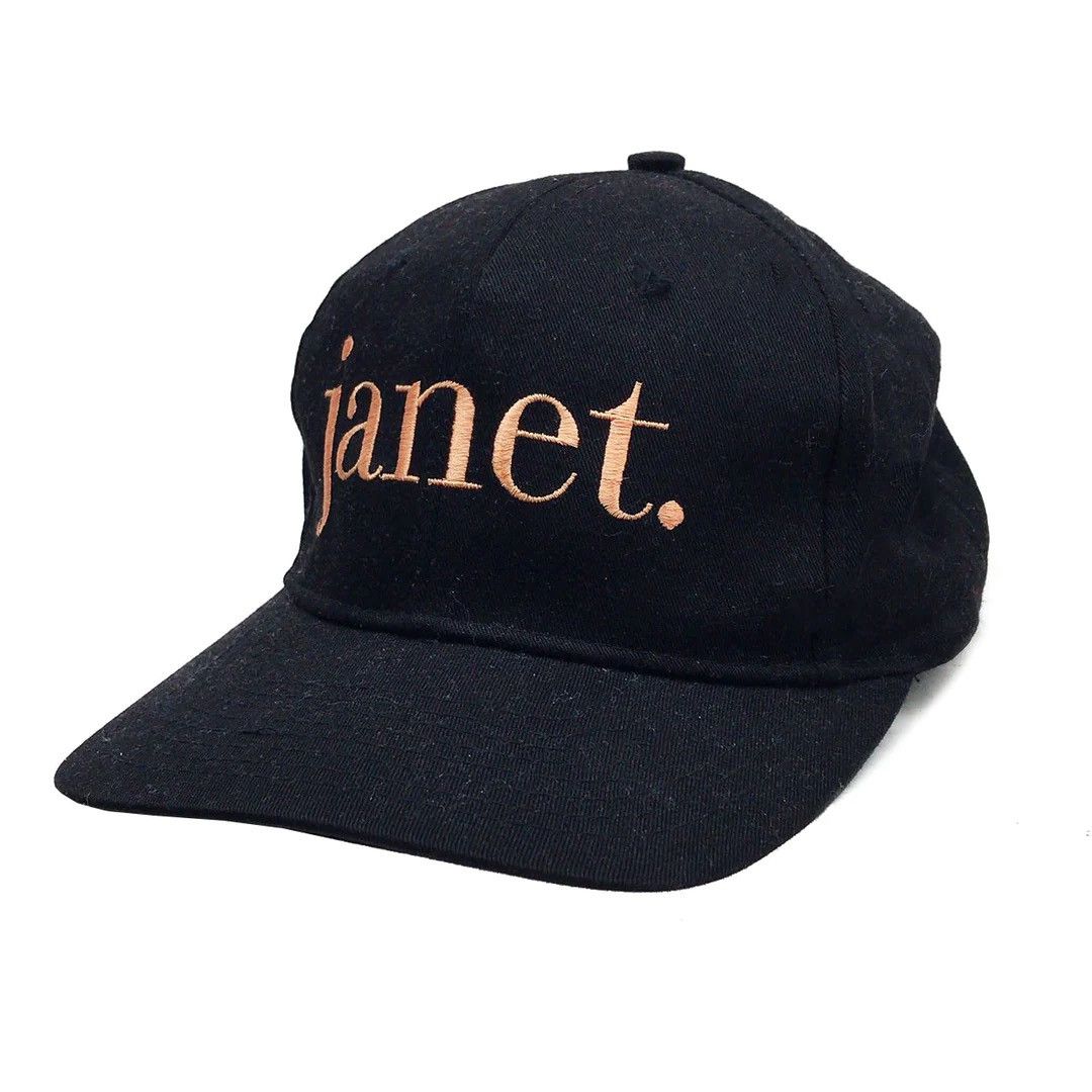 Vintage Janet Jackson 93 90s World Tour Logo Vintage Snapback Cap | Grailed