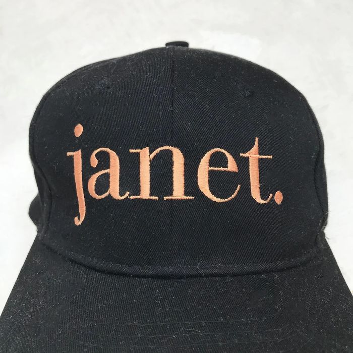 Vintage Janet Jackson 93 90s World Tour Logo Vintage Snapback Cap | Grailed