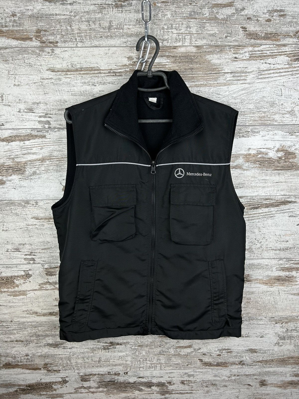 Mercedes-Benz × Vintage Mens Vintage Mercedes Benz Vest multipocket ...
