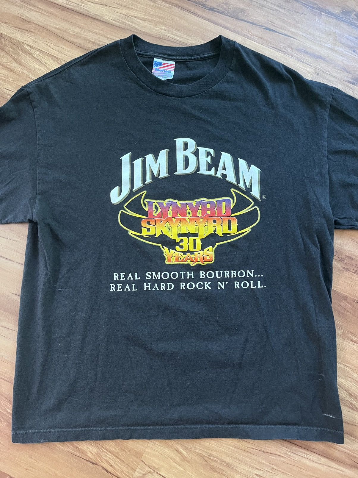 Band Tees × Hype × Vintage Vintage 2003 Jim Beam Lynyrd Skynyrd Tour ...
