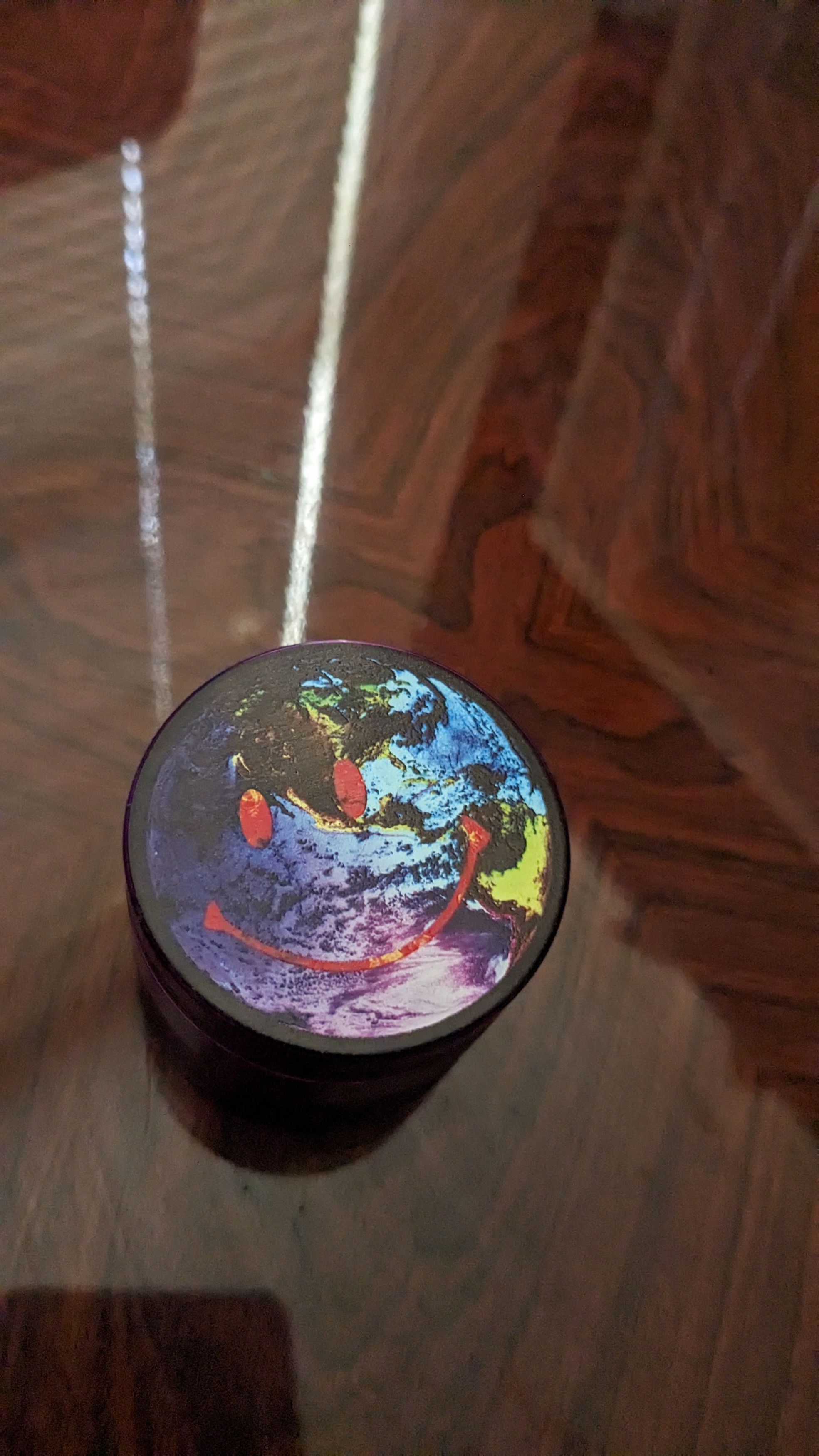 Travis Scott Travis Scott Smiley Face Astroworld Grinder Purple | Grailed