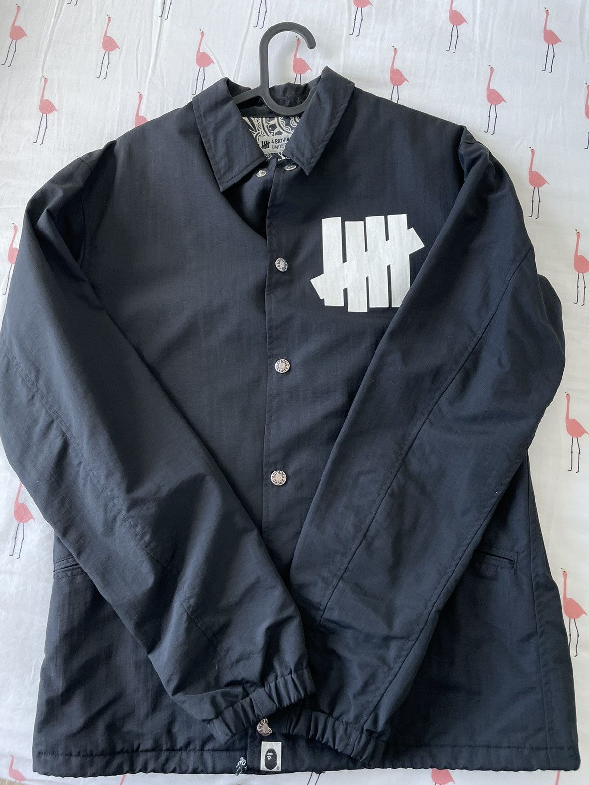 Bape × Undefeated Bape x Undefeated Coach Jacket Sz M | Grailed