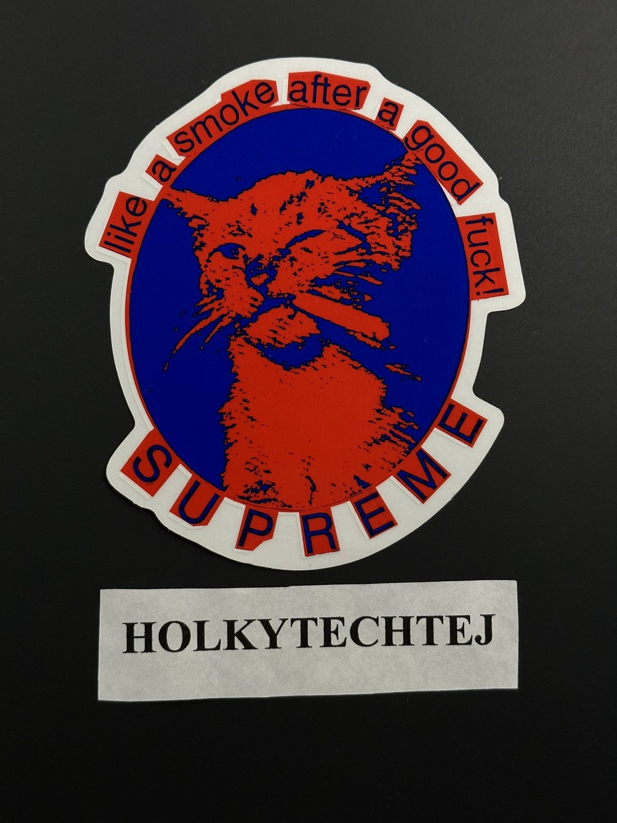 Supreme Supreme Smoke Sticker | Grailed