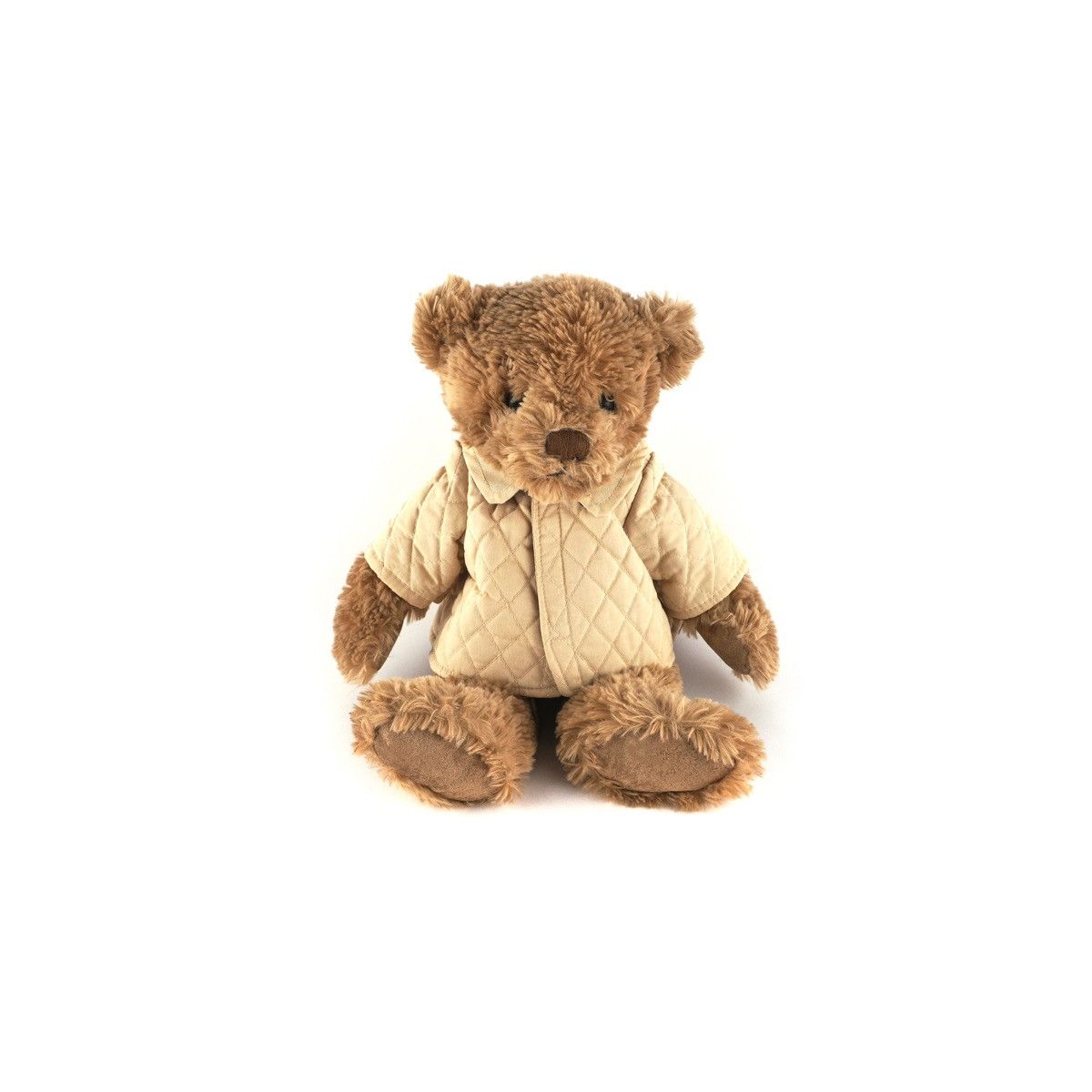 Burberry Burberry Plush Check Quailed Jacket Logo Teddy Bear | Grailed
