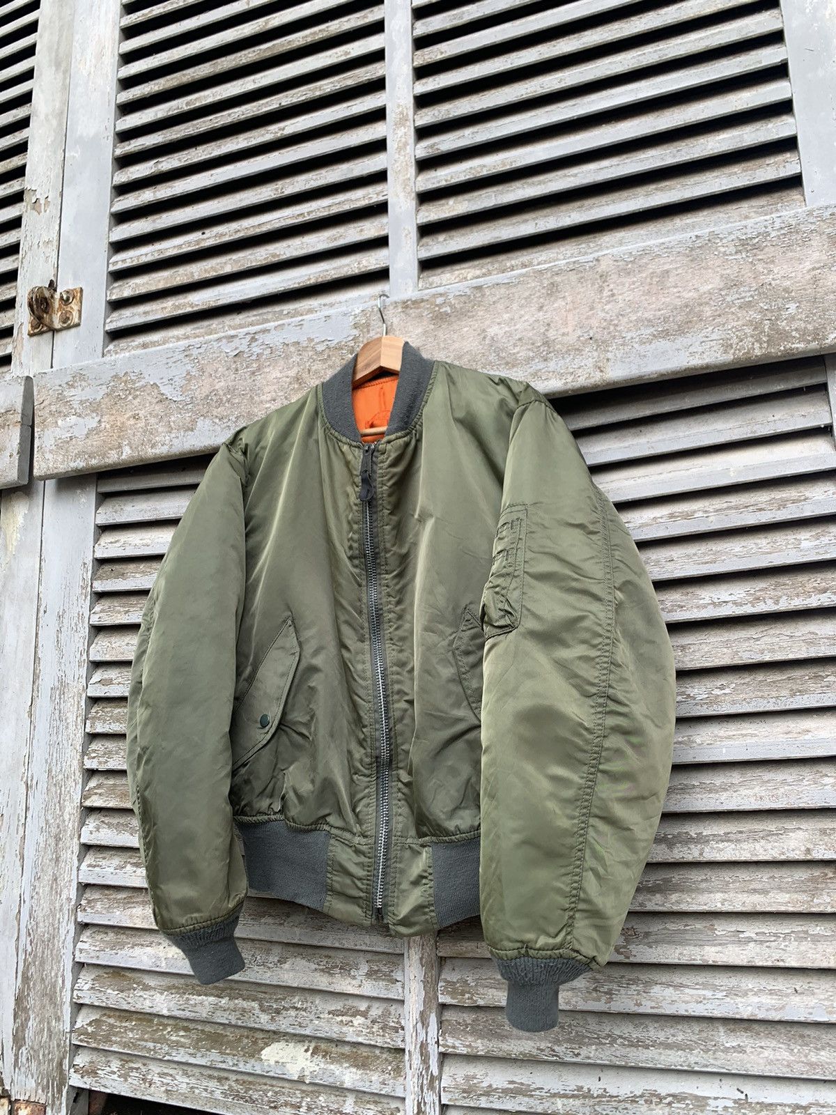 Alpha Industries × Vintage Vintage ALPHA INDUSTRIES MA1 Man ...