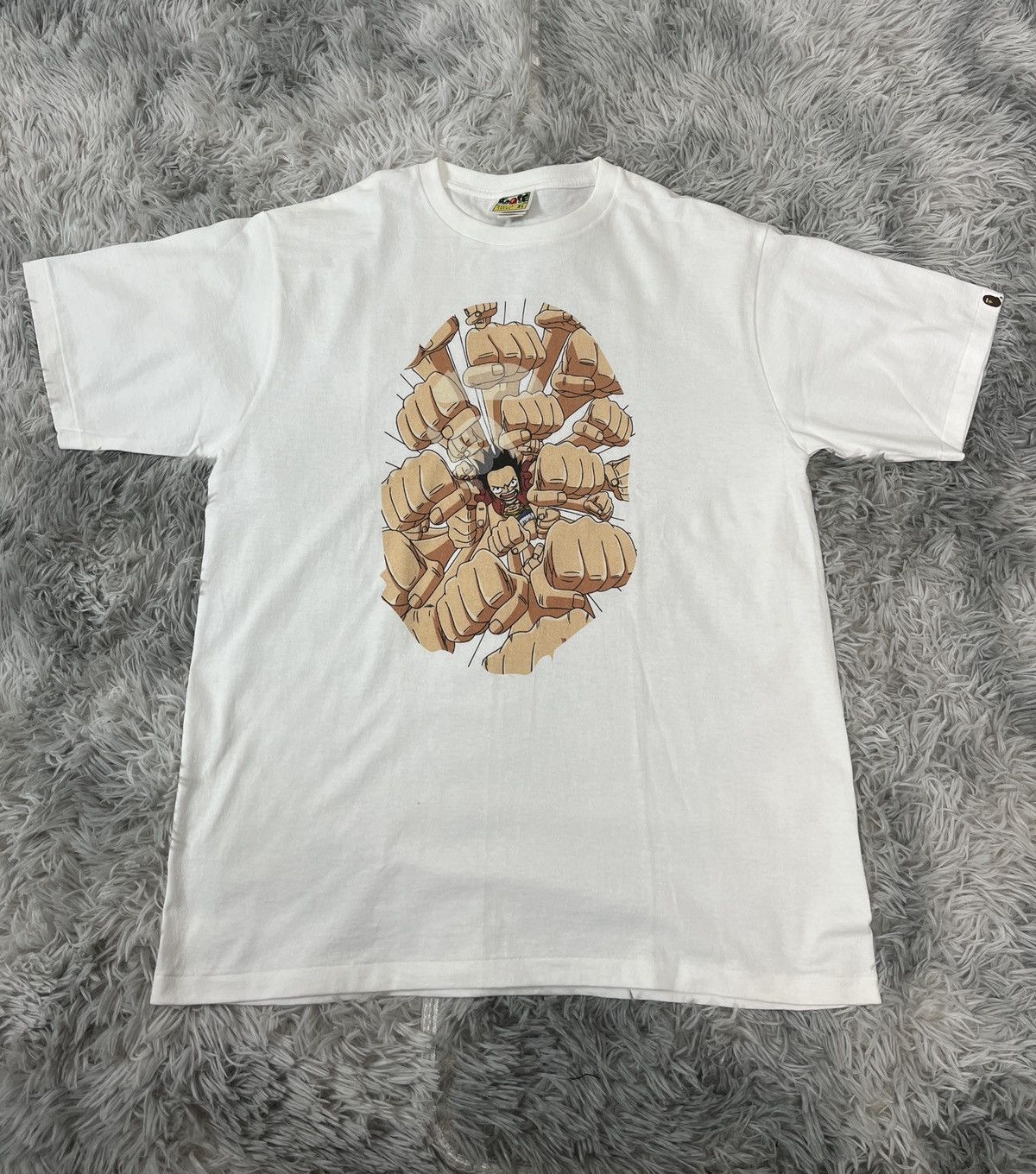 Bape Bape x One Piece Luffy Bape tee | Grailed