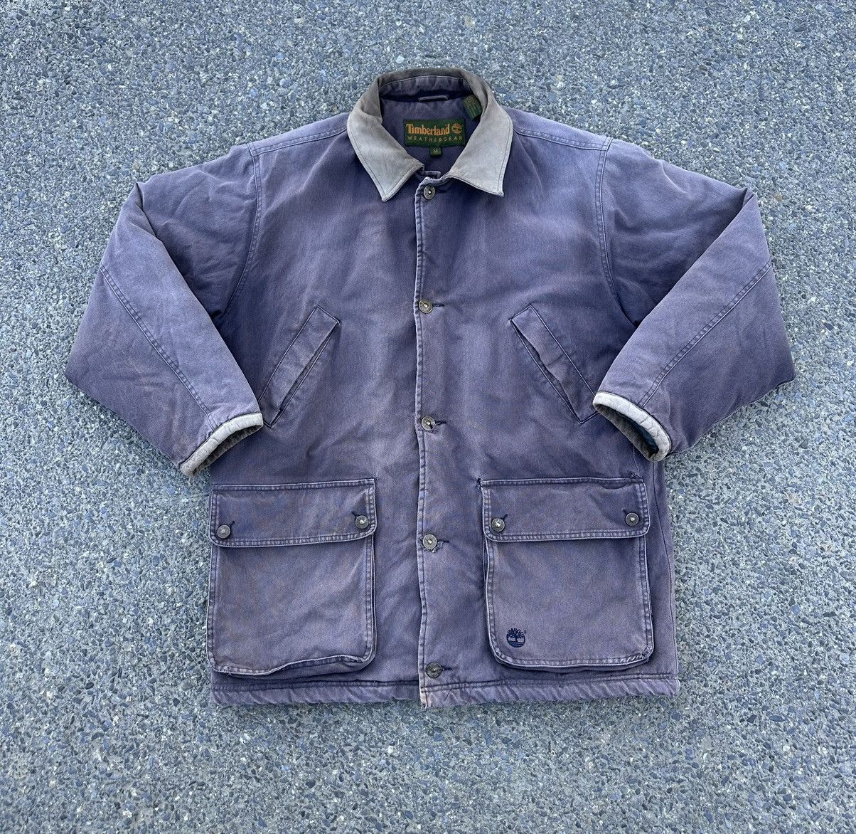 Timberland × Vintage Y2K Faded Timberland Work Jacket | Grailed