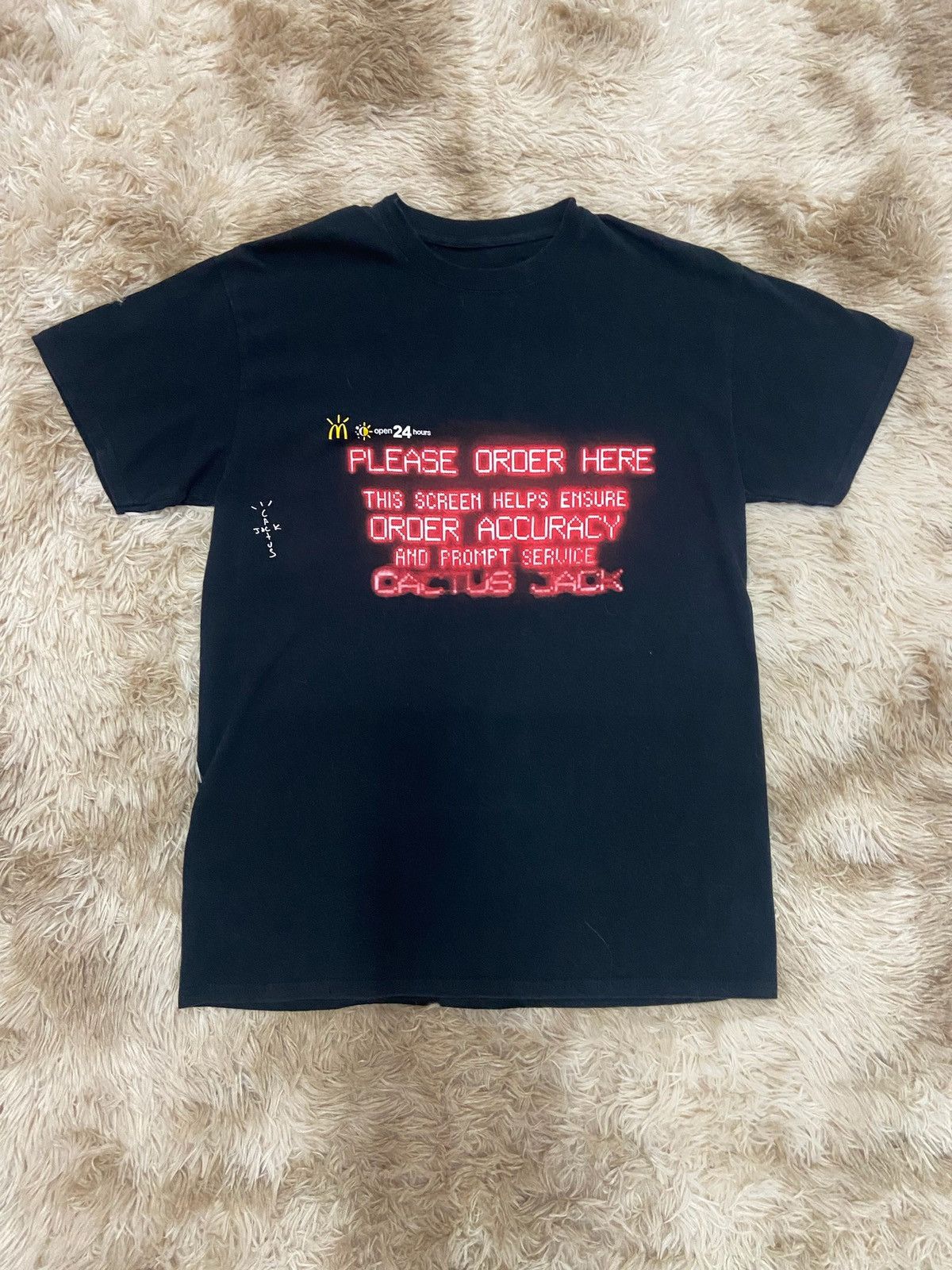 Travis Scott McDonalds Collab Nightcrawler Tee | Grailed