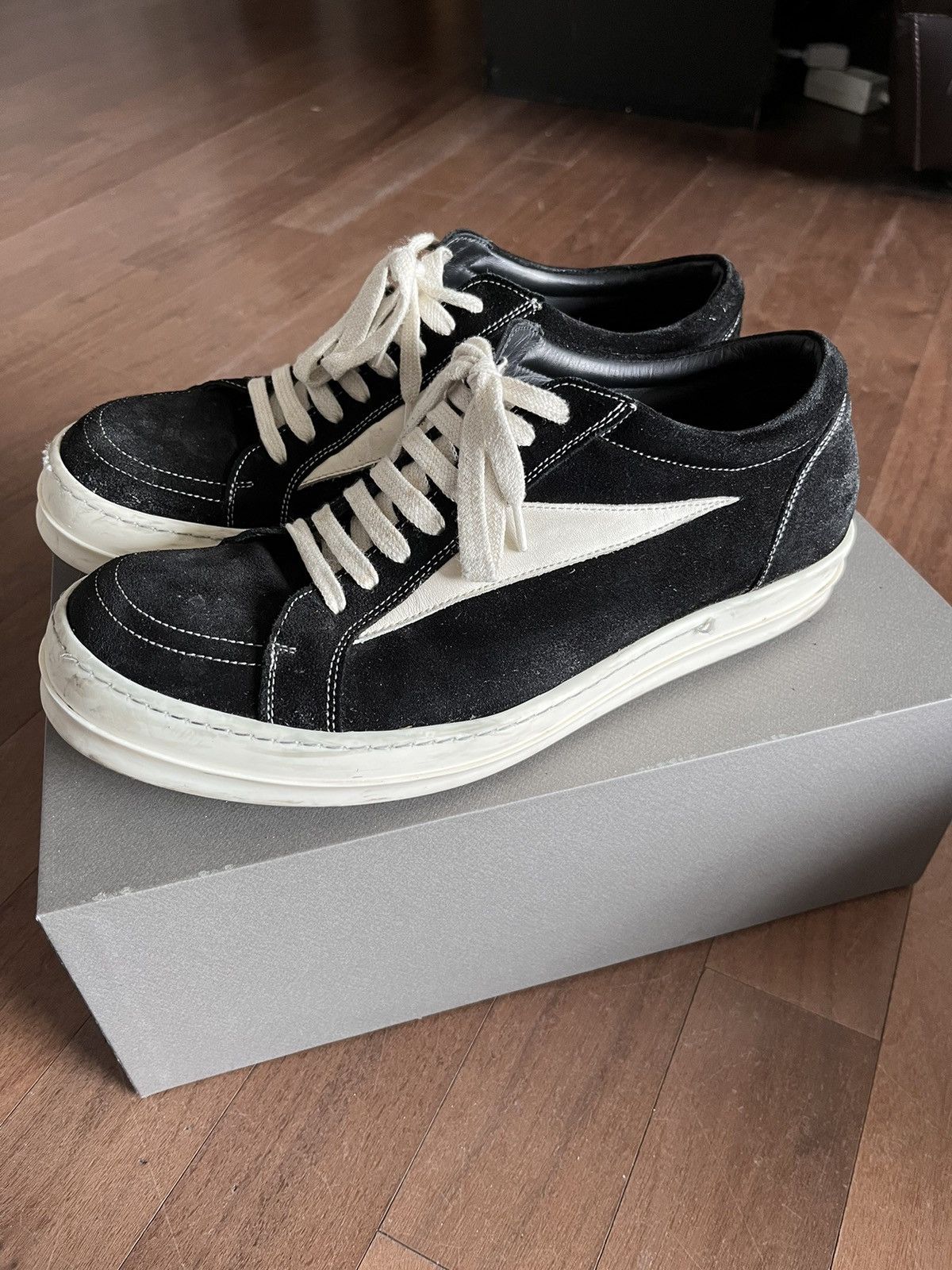 Rick Owens Rick owens vans suede | Grailed