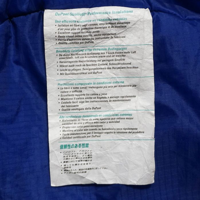 Haglofs HAGLOFS ZLEEP Quallofil Blue Mummy Sleeping Bag | Grailed