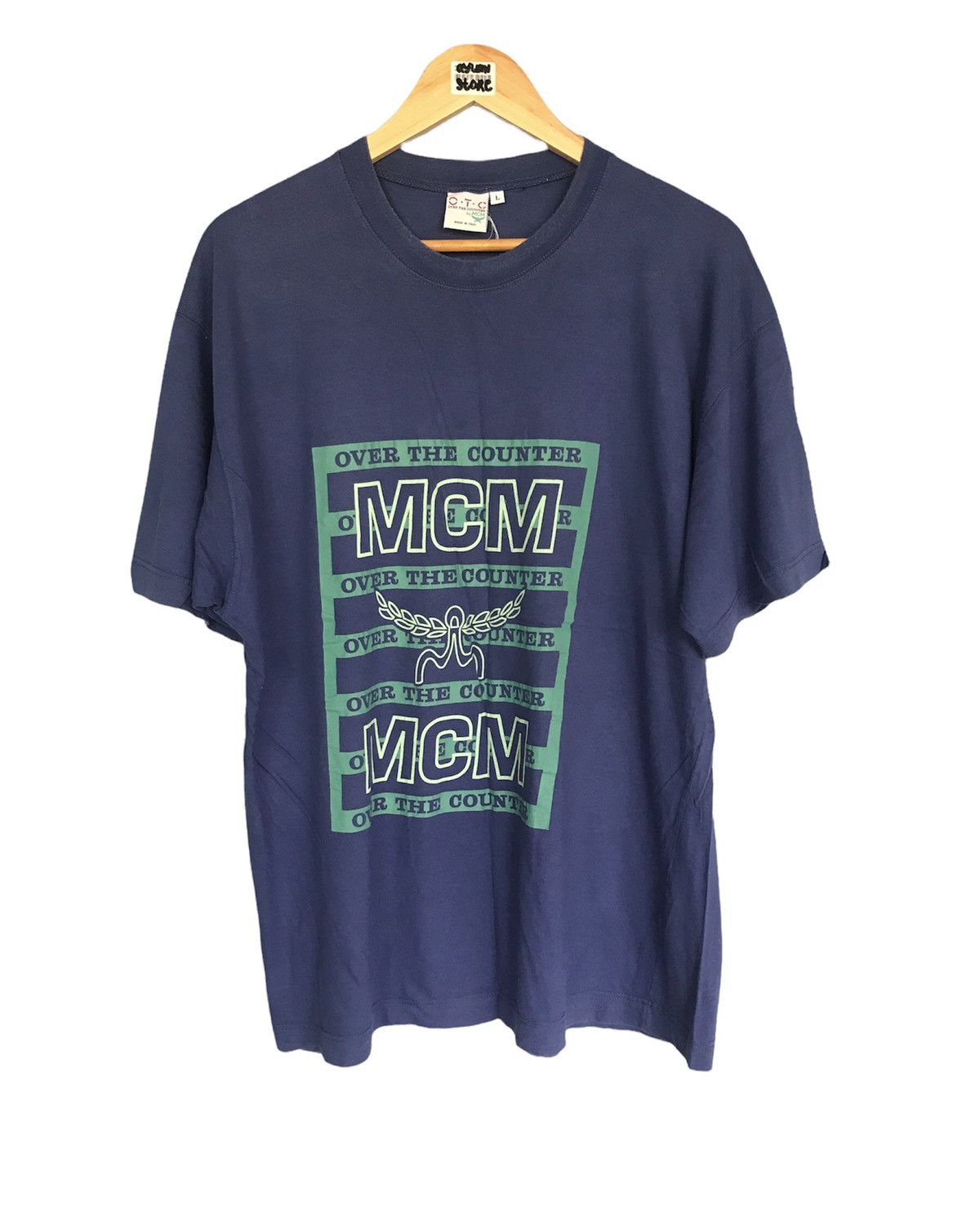 MCM 💎MCM BIG LOGO TEE | Grailed