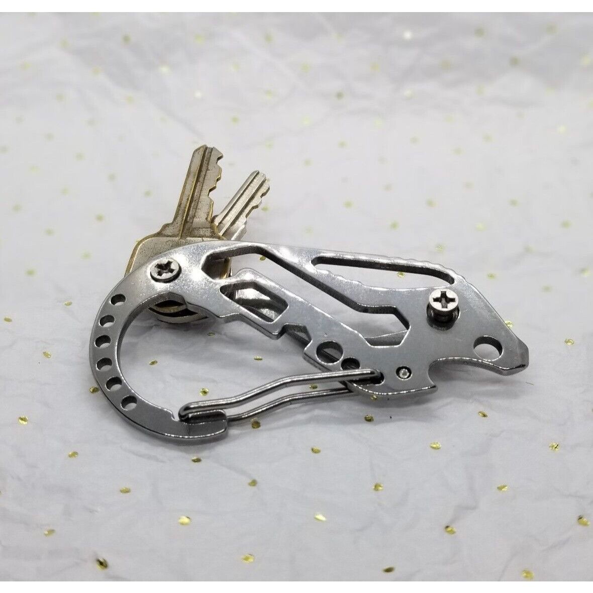 Streetwear Carabiner Keychain Stainless Steel Multitool keyholder | Grailed