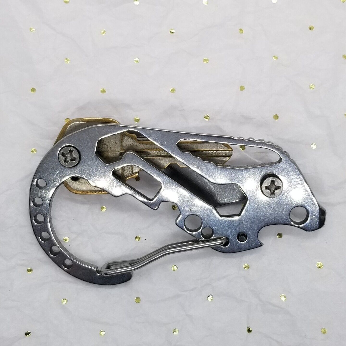 Streetwear Carabiner Keychain Stainless Steel Multitool keyholder | Grailed