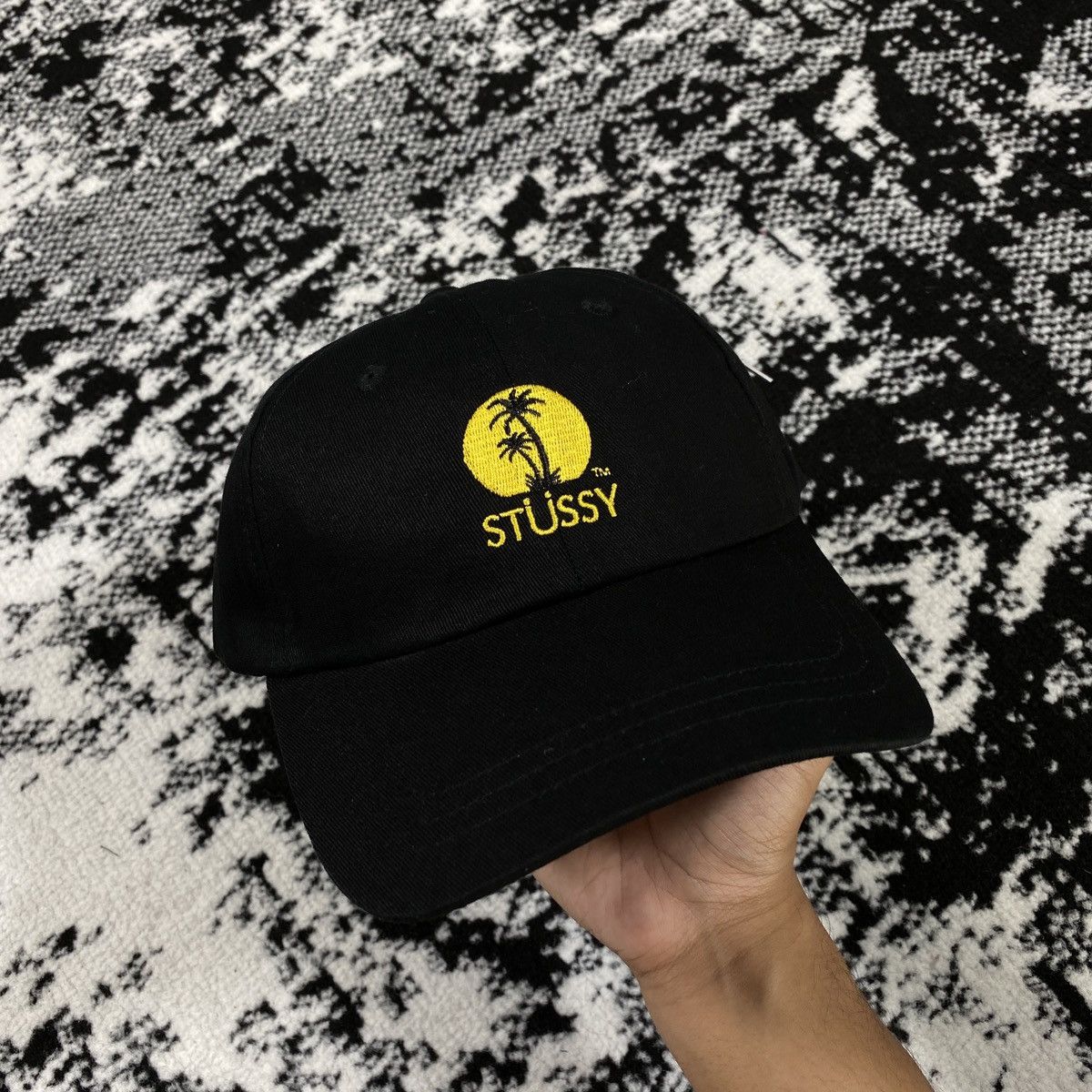 Streetwear × Stussy STUSSY SUNDOWN CAP HAT IN BLACK | Grailed