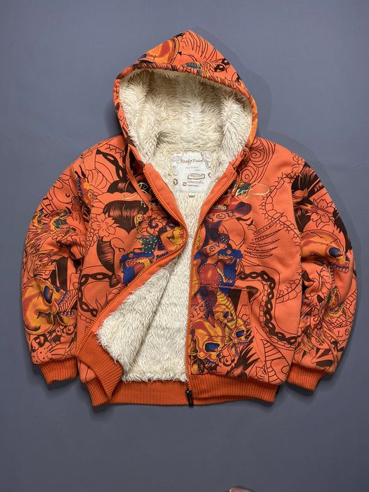 Vintage Really Point Like Ed Hardy Drip Zip hoodie | Grailed