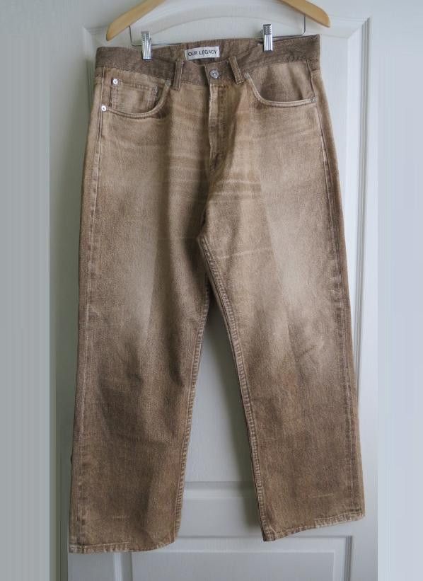 Our Legacy Digital Dual Sand Third Cut Printed Jeans Denim | Grailed