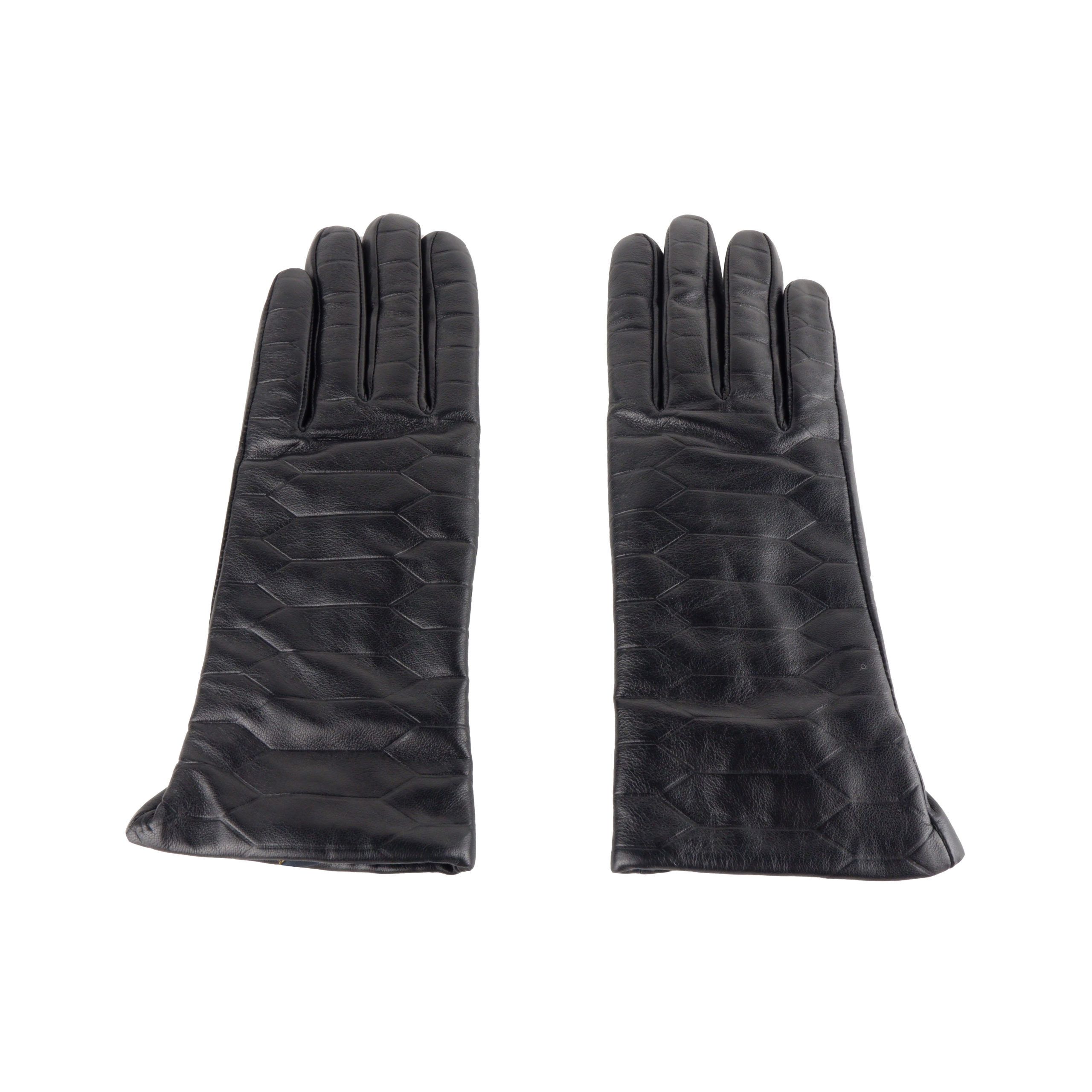 Cavalli Class Cavalli Class Black Leather Di Lambskin Glove | Grailed