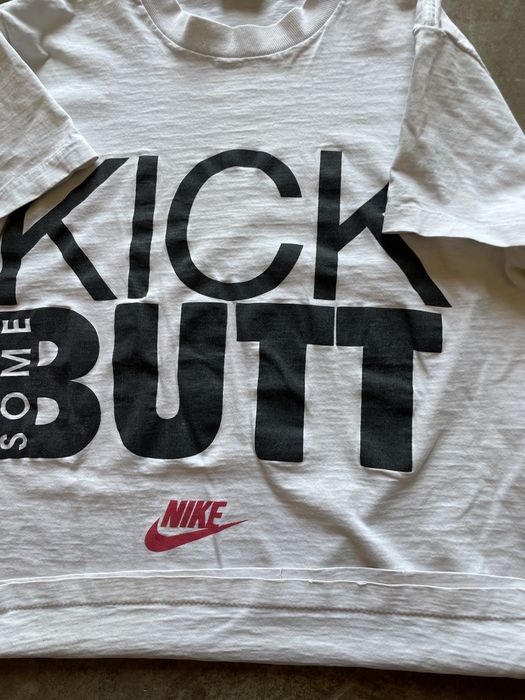 Nike Vintage 80’s Nike “Kick Some Butt” Single Stitch Made in USA | Grailed