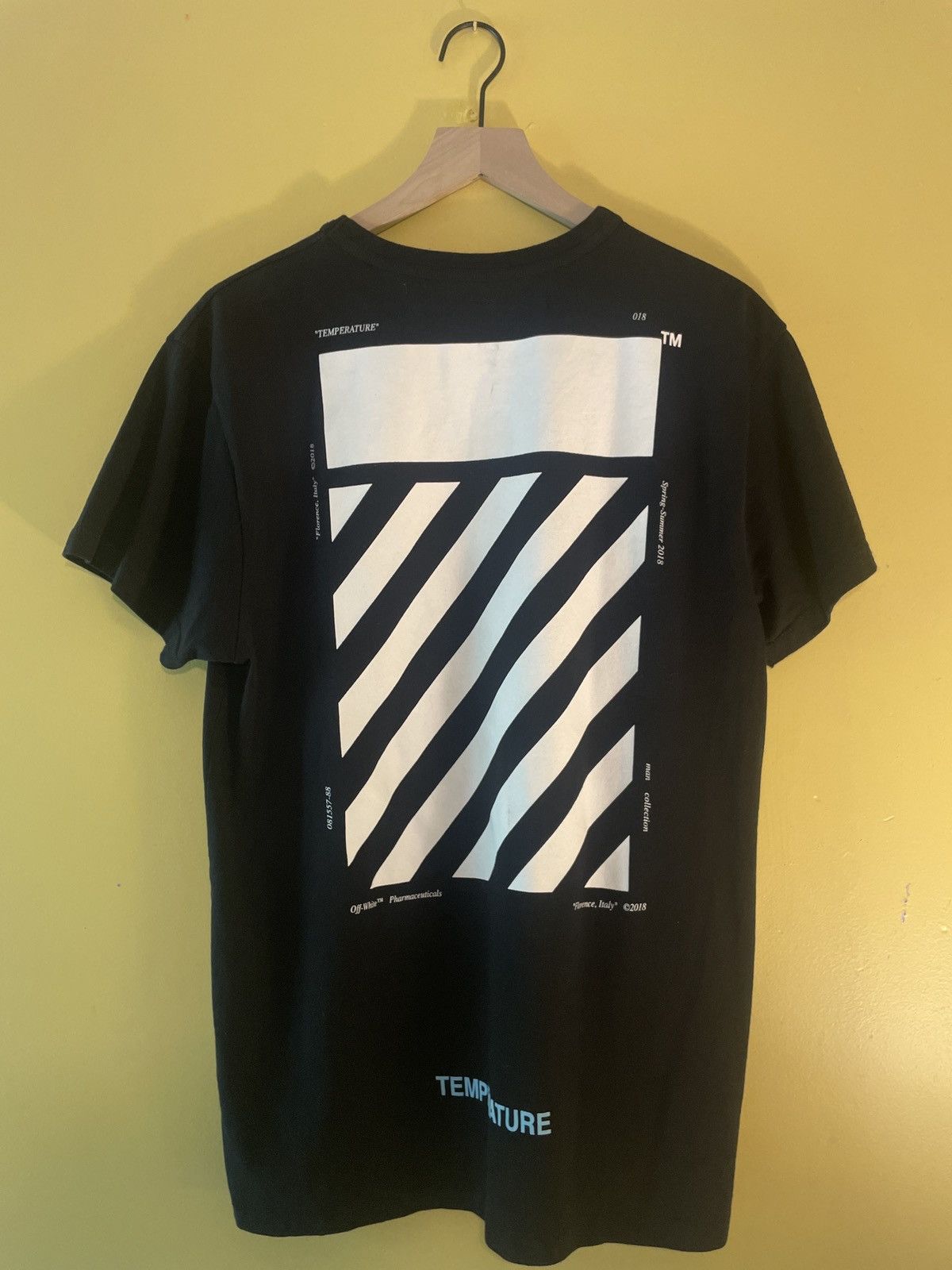 Off-White Temperature T-Shirt | Grailed