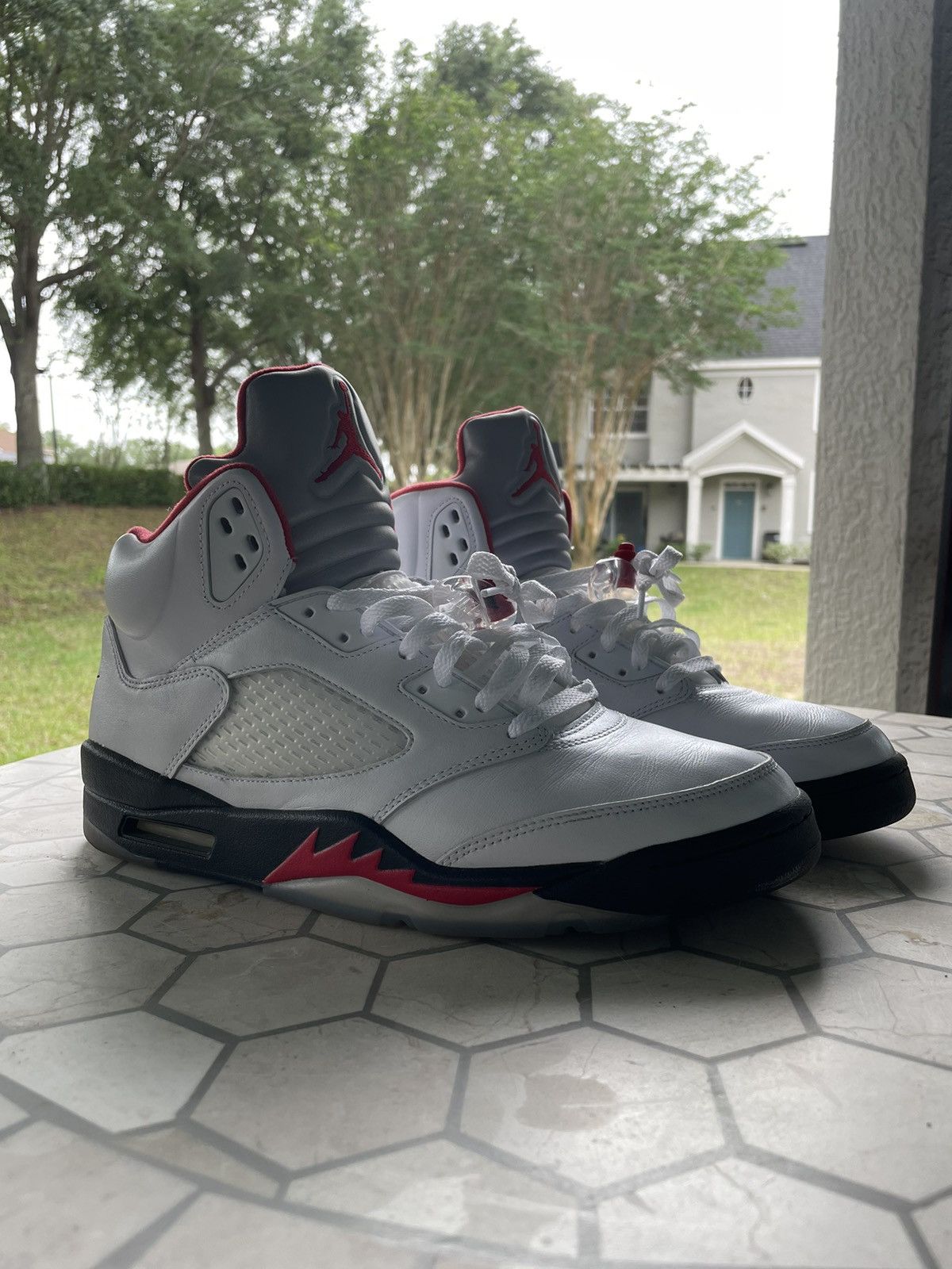 Jordan Brand Jordan Retro 5 ‘Fire Red’ | Grailed