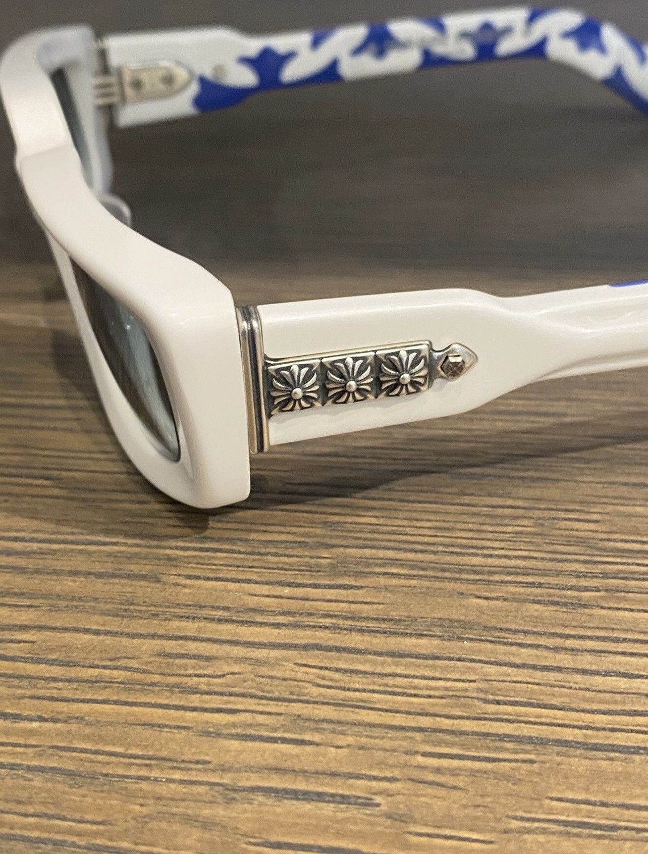 Chrome Hearts Chrome hearts zelda white sunglasses 2023 | Grailed