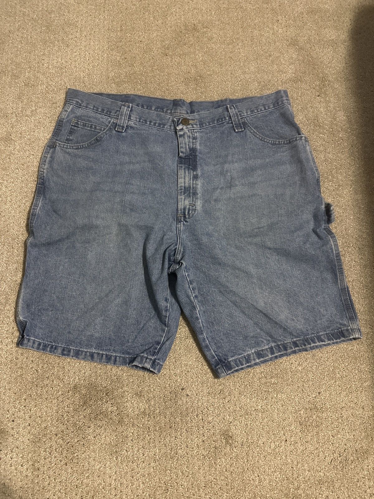 Streetwear × Vintage × Wrangler WRANGLER CARPENTER JORTS ULTIMATE DRIP ...