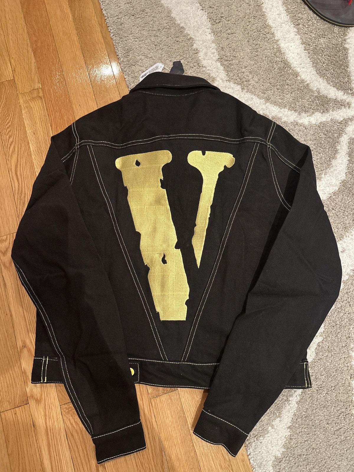 Vlone Vlone Friends yellow denim jacket brand new | Grailed
