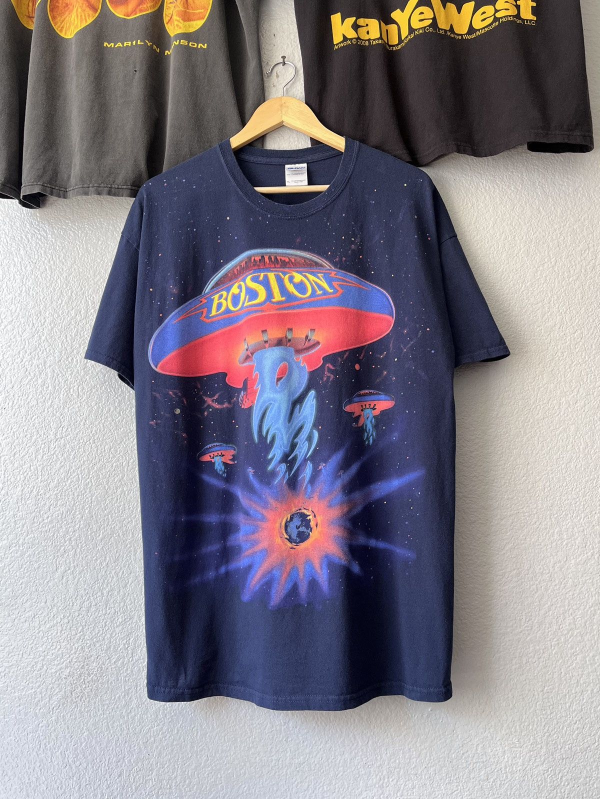 Vintage Boston Vintage All over Print Tour Tee | Grailed